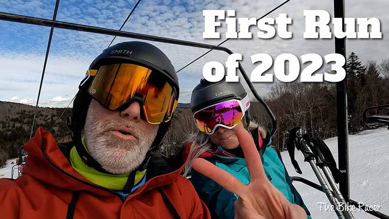 First Runs at Snowshoe Ski Resort in 2023 - The Bike Racer